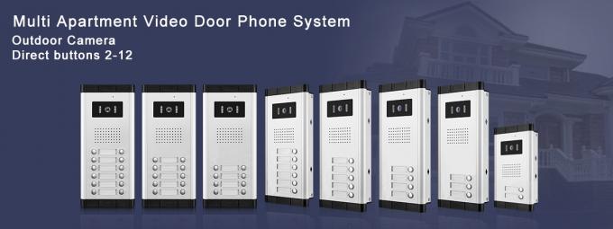 4 Family Multi Apartment Video Doorbell System CAT 5 Connection
